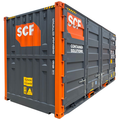 20ft Double Side Door Container | Full double side access | SCF