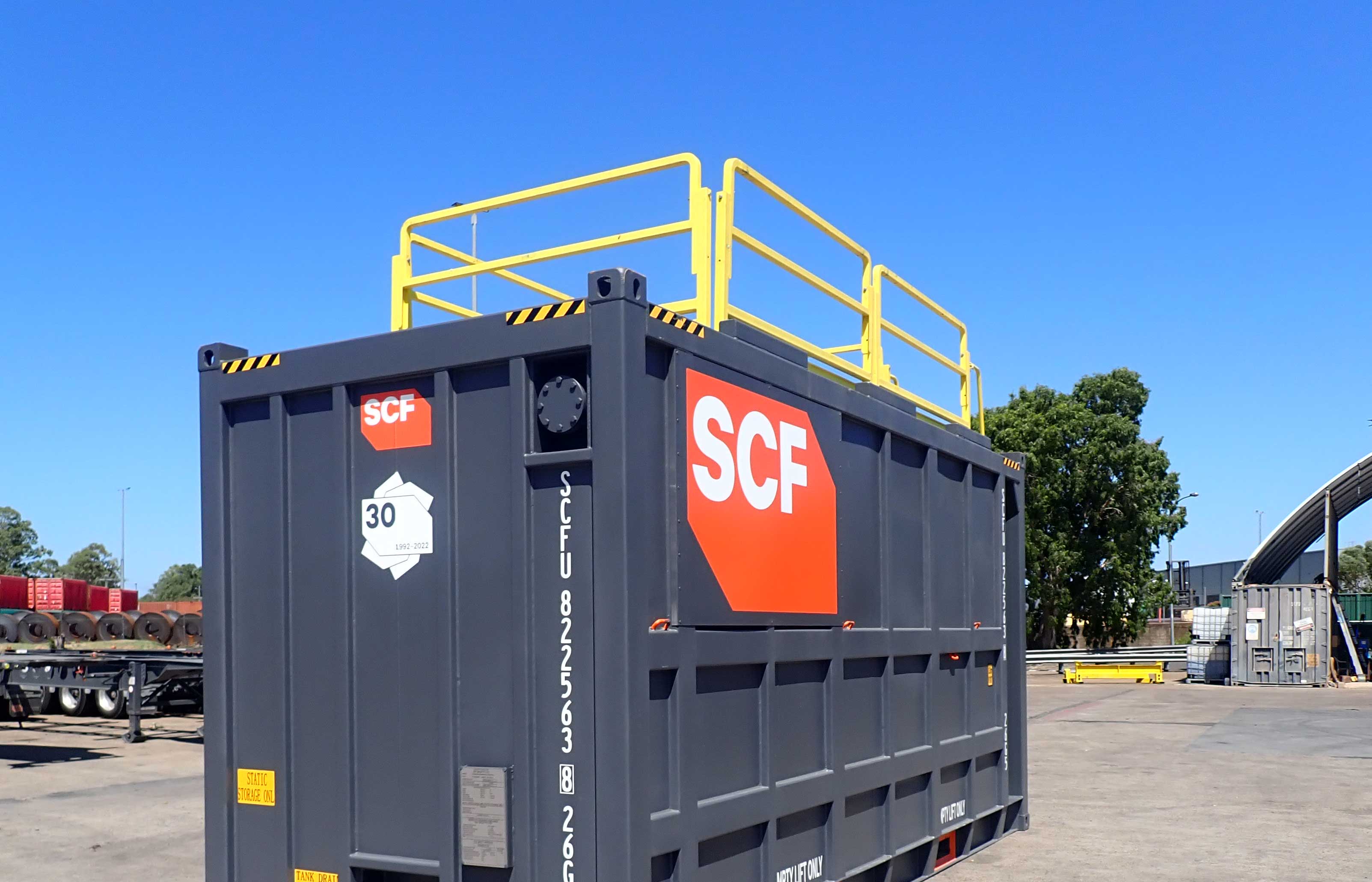 20ft Bulk Liquid Storage Tank Containers | SCF