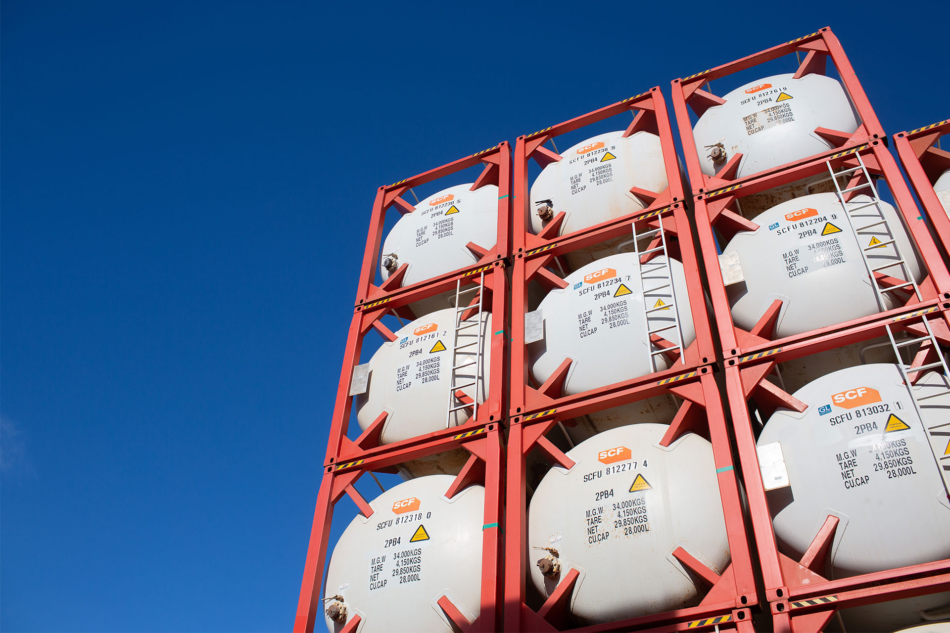 ISO, Pneumatic & Bulk Liquid Storage Tank Containers | SCF