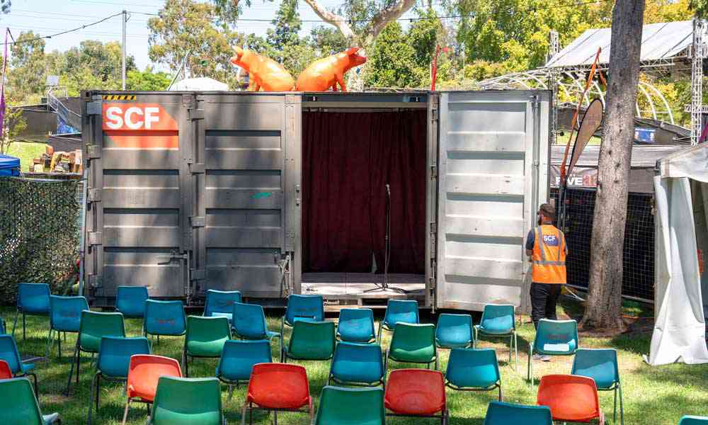 Shipping Container Bars by SCF