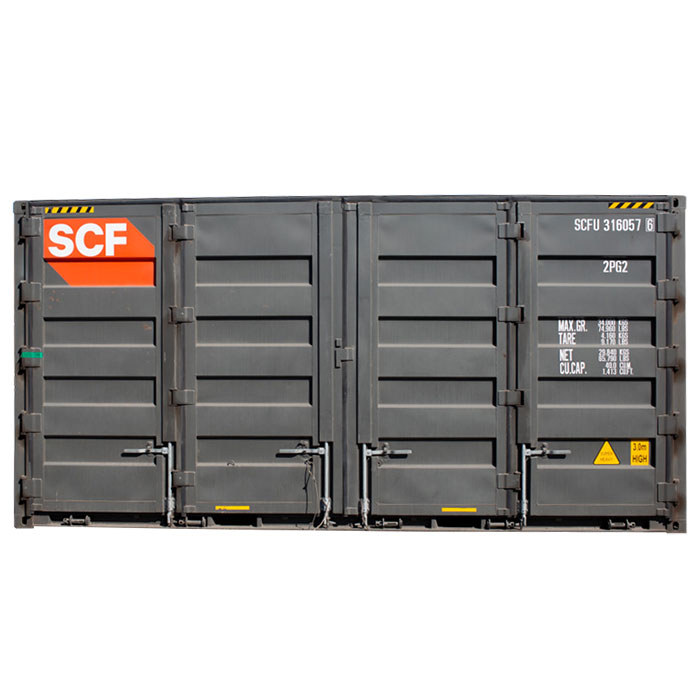20ft Double Side Door Container | Full double side access | SCF